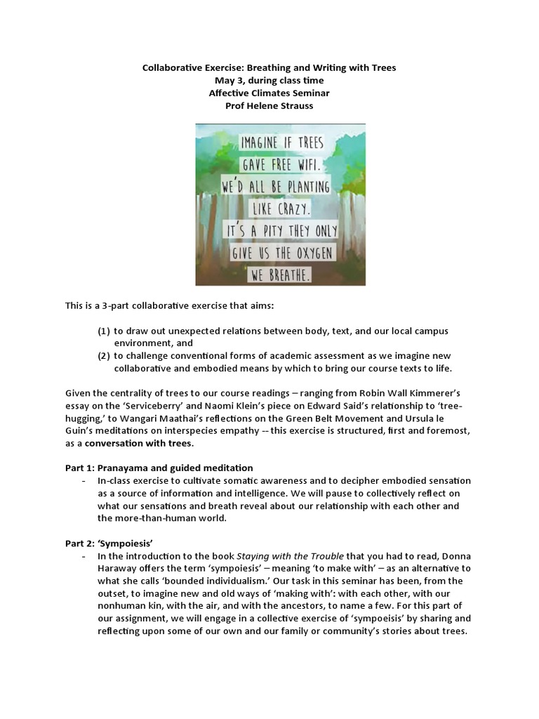 Embodied Pedagogy Exercise | PDF | Cognition