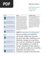 SWIFT Sanctions Screening Guide | PDF | Information Technology | Computing