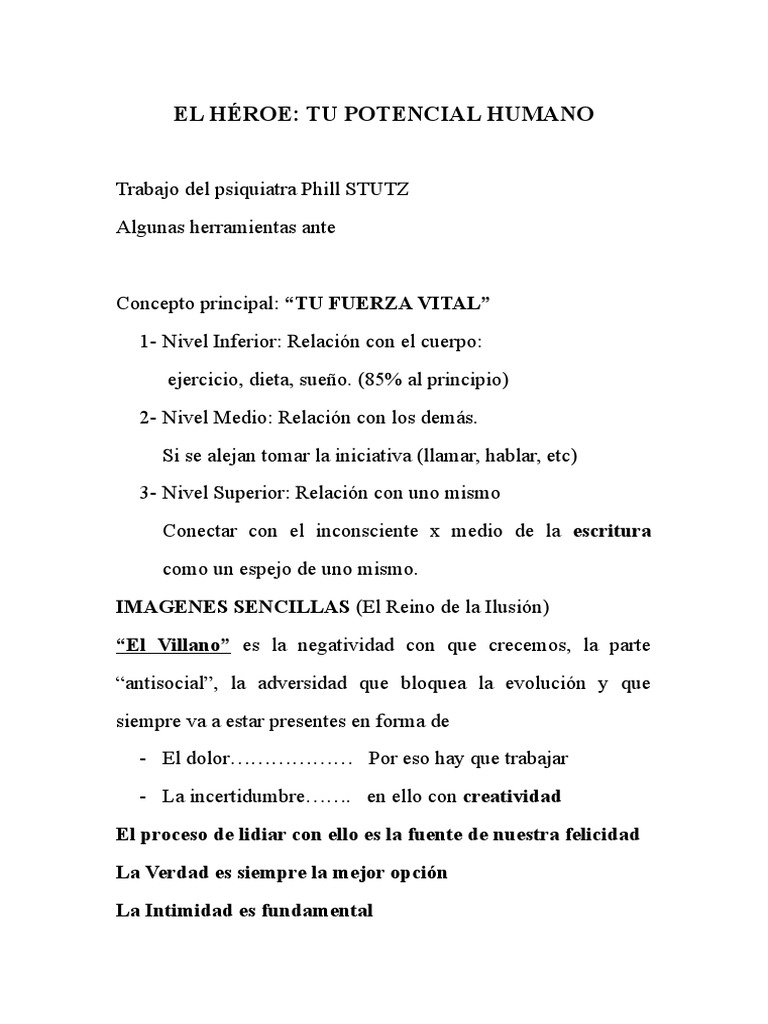 Phill Stutz, El Héroe | PDF | Amor