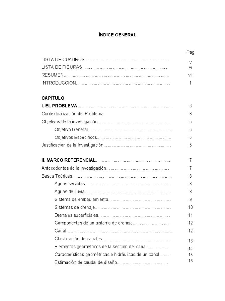 ÍNDICE GENERAL para Imprimir | PDF