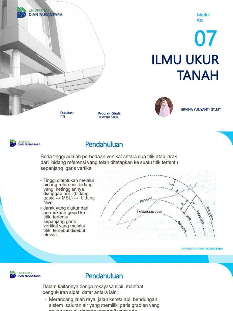 Ilmu Ukur Tanah Minggu 7 | PDF