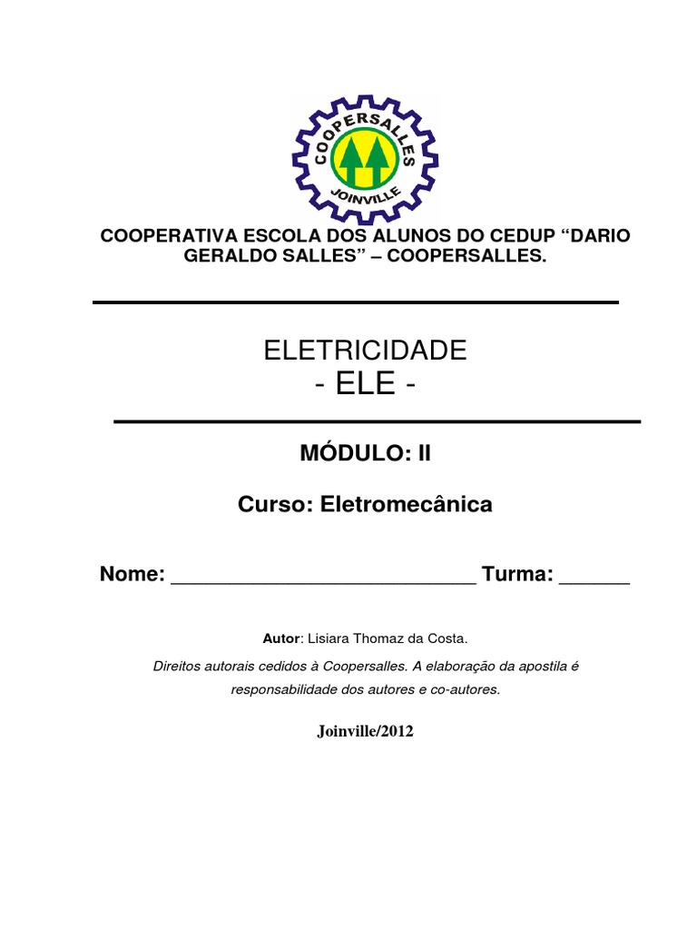 Ele II Eletromecânica | PDF