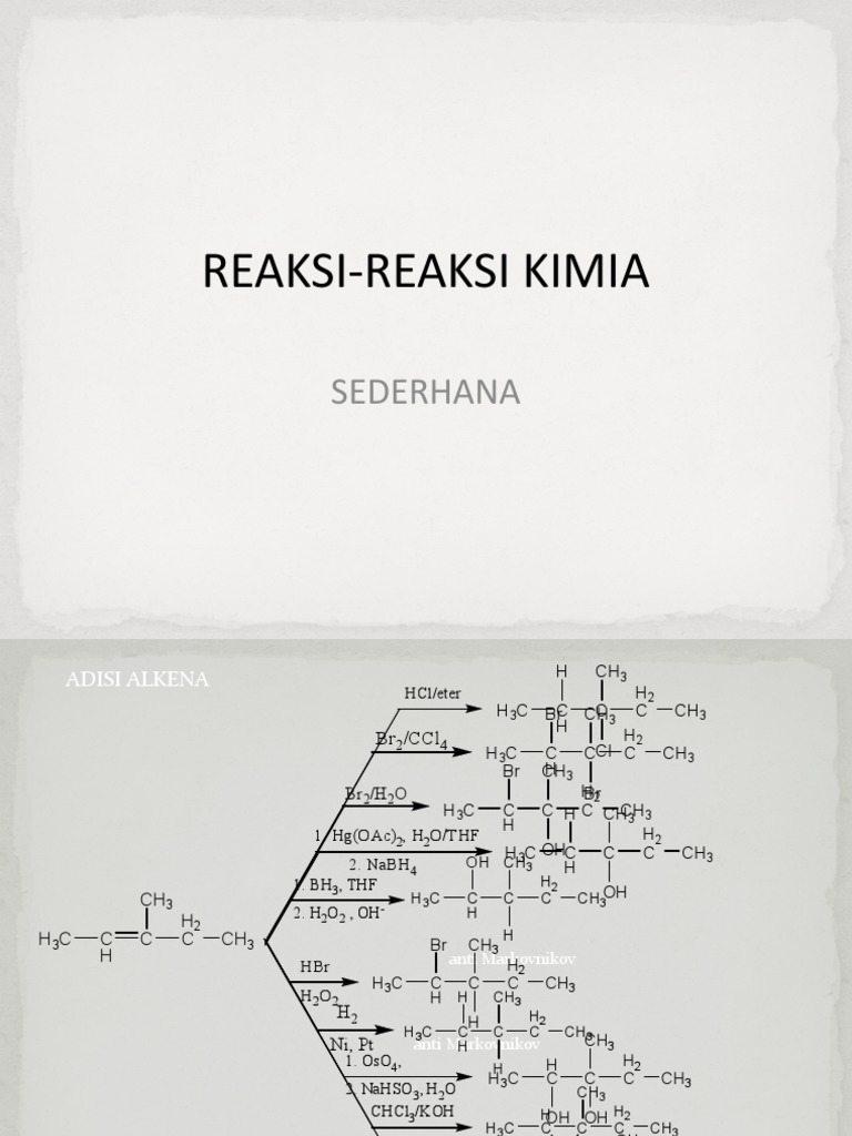 Materi Reaksi Kimia | PDF | Chemistry | Chemical Substances