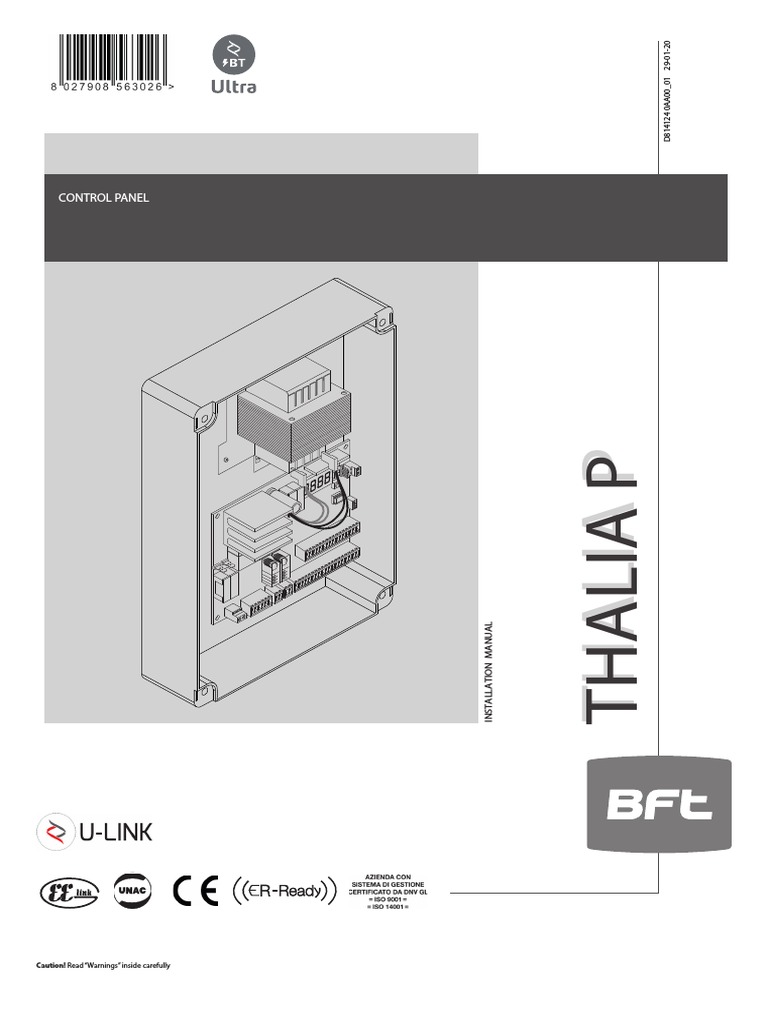 Thalia P - Instruction Manual | PDF | Electrical Engineering | Electricity