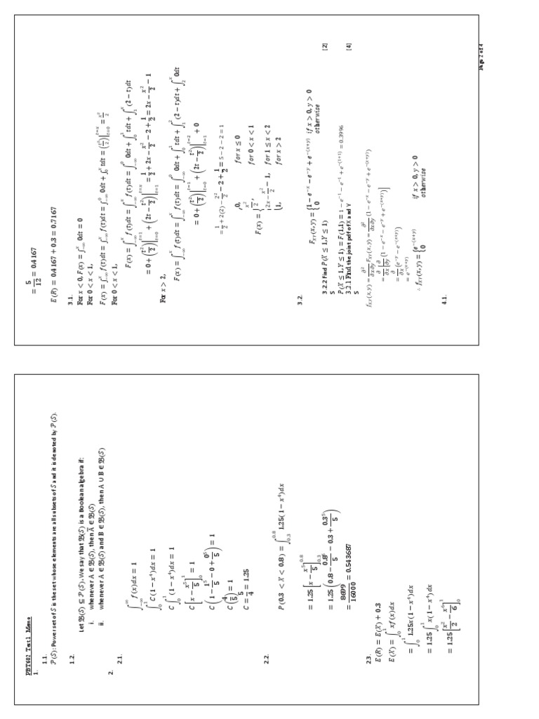 Test 1 - PBT602S - Final - Memo | PDF
