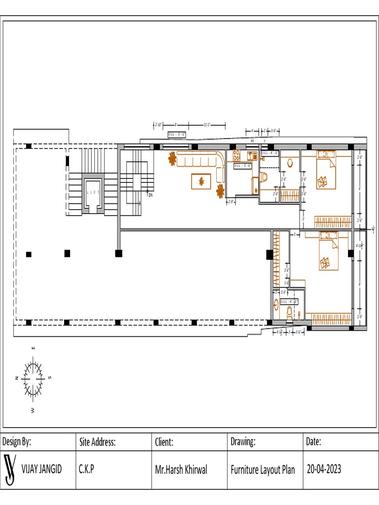 Furniture Layout Plan Design | PDF