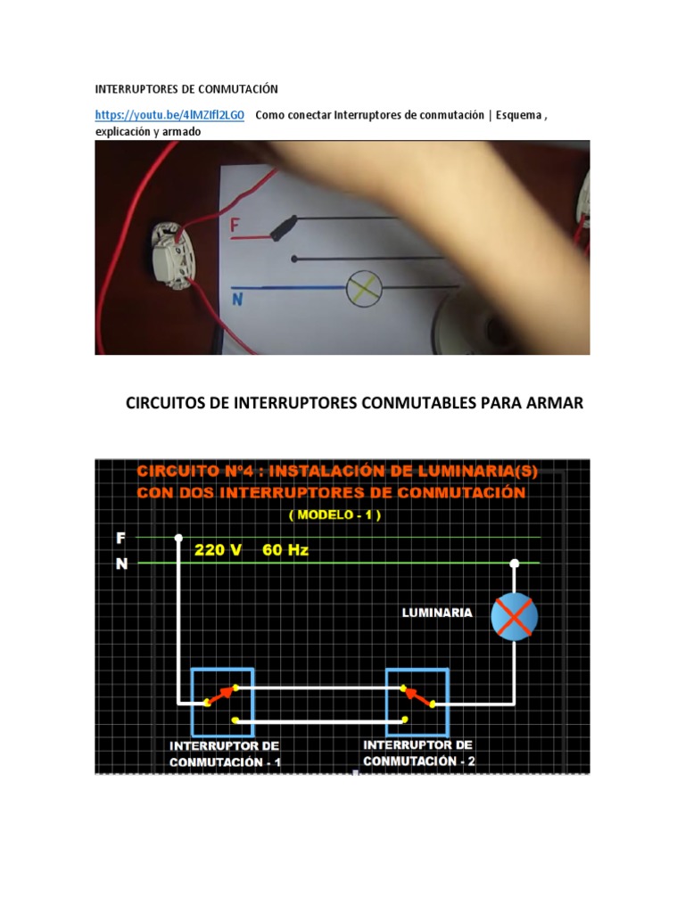 Interruptores de Conmutación | PDF