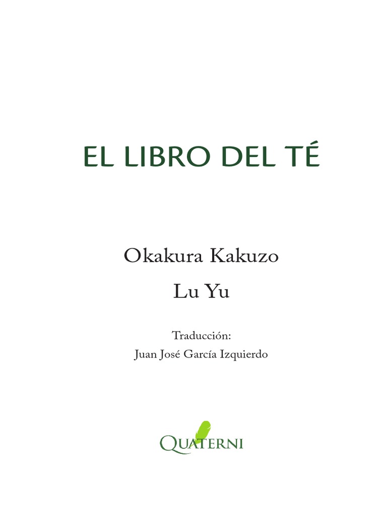 El Arte y Filosofía del Té | PDF