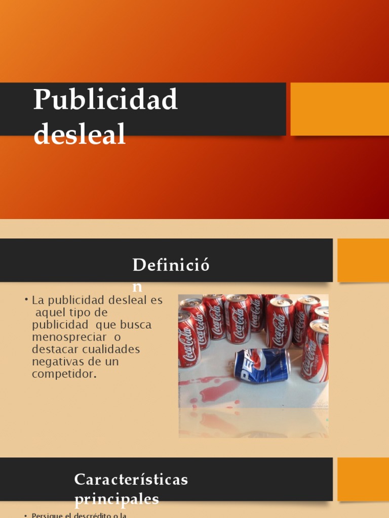 Publicidad Desleal | PDF