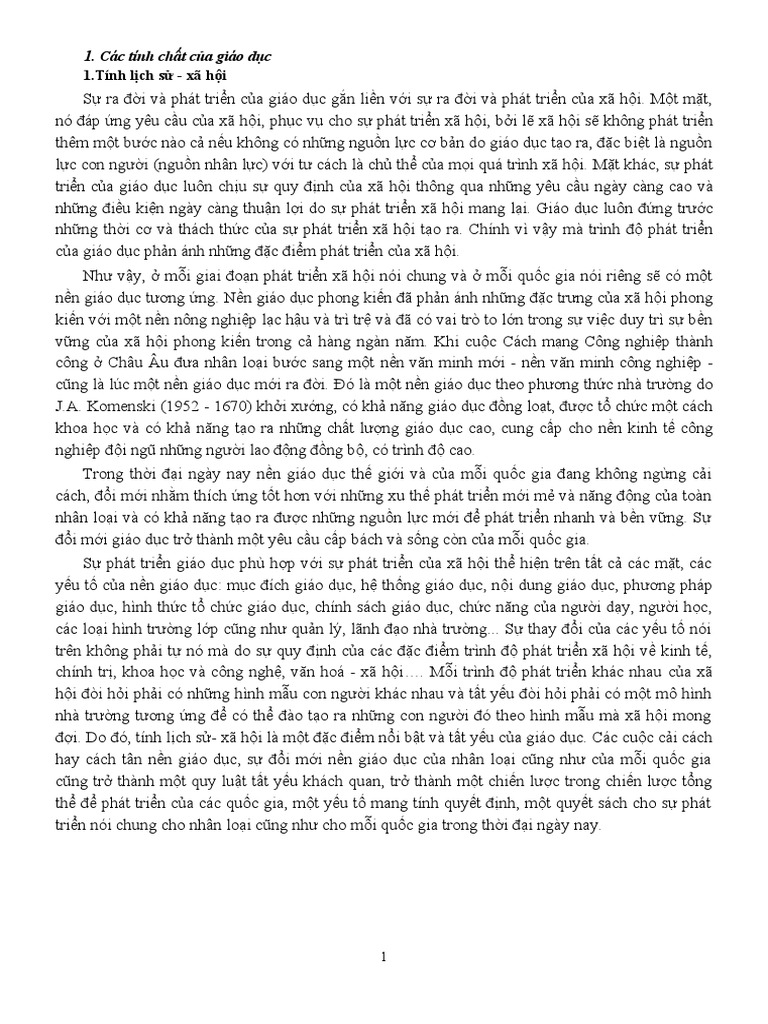 ÔN TẬP GDH 1 | PDF