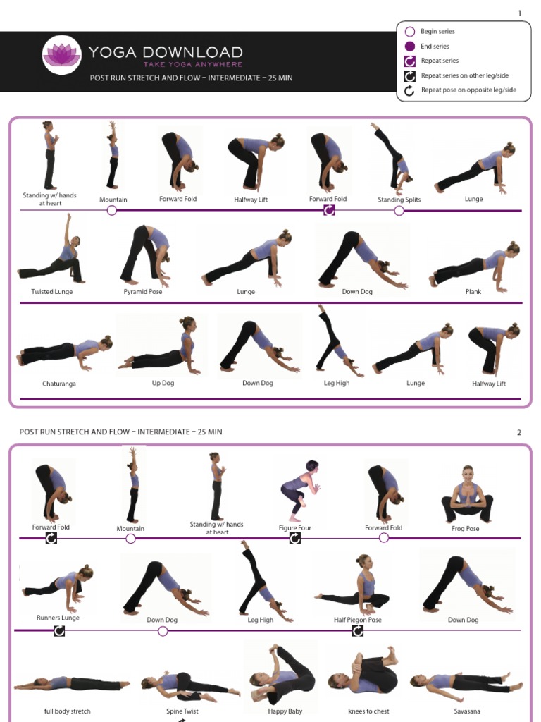 Post Run Stretch and Flow | PDF