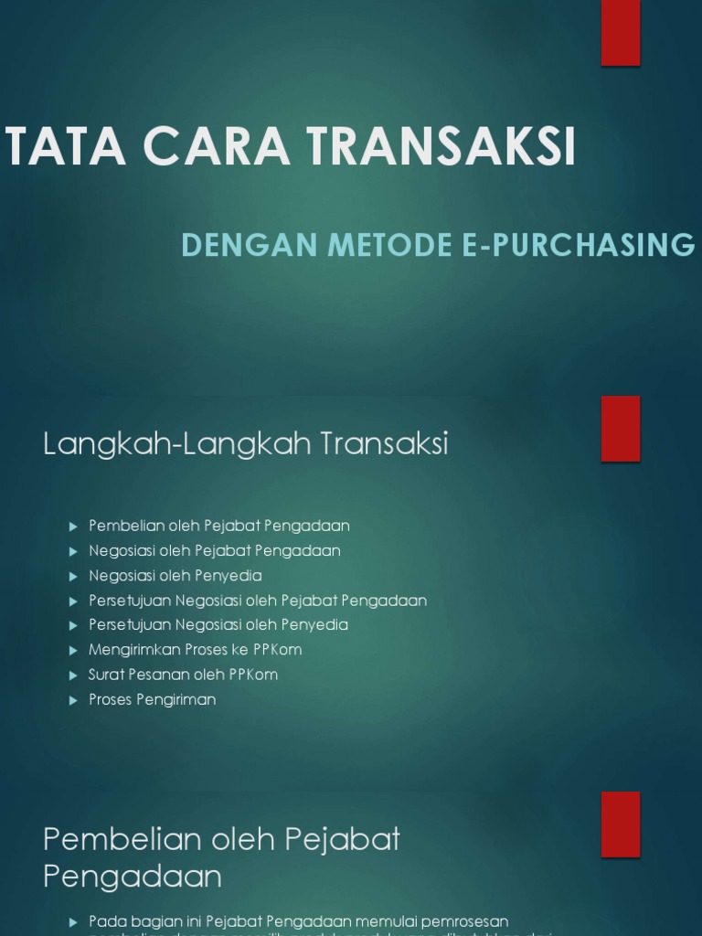 Tutorial E-Purchasing Compressed | PDF