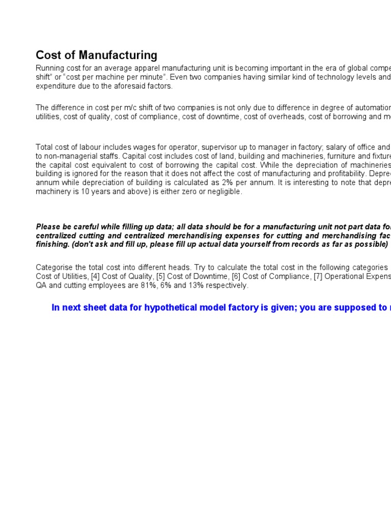 9 A. Factory - Cost | PDF | Cost | Expense