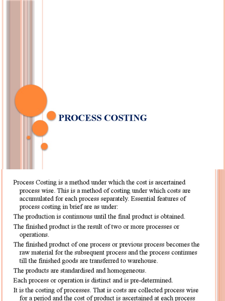 Process Costing | PDF