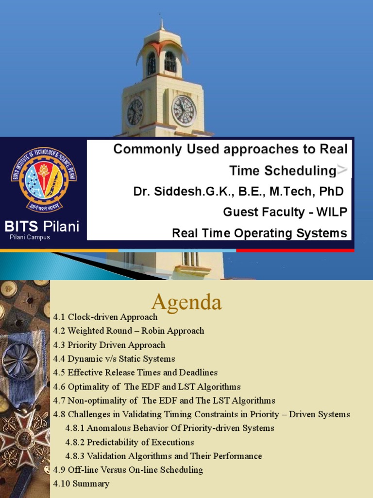 CS 4 - RTOS-Real Time Systems-August 2021 | PDF | Scheduling (Computing) | Computing