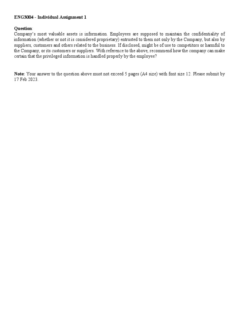 Individual Assignment 1 Pdf 9812