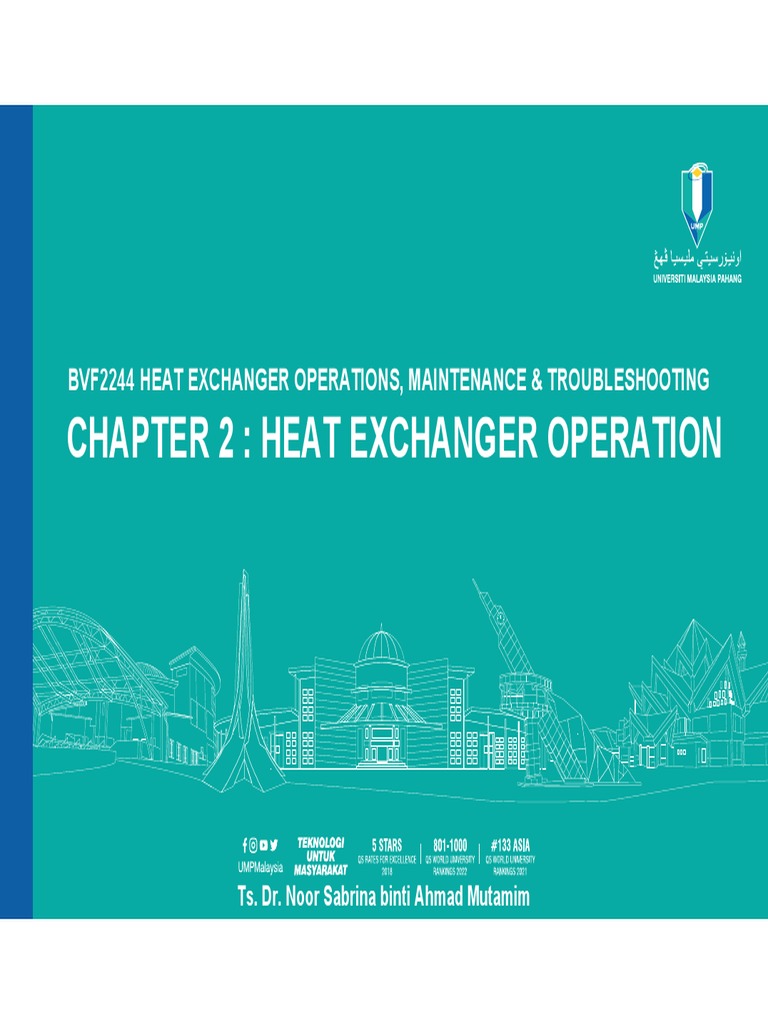 Chapter 2 Heat Exchanger Operation | PDF | Heat Exchanger | Leak