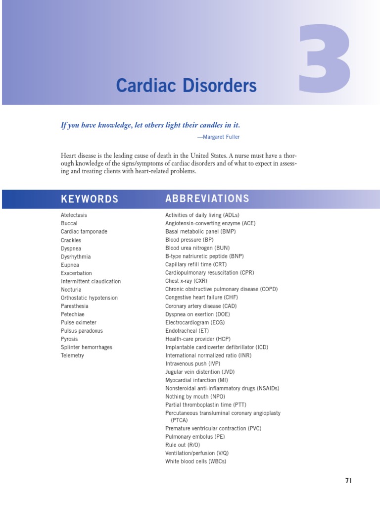 CARDIO 4. Med Surg Success A Q A Review Applying Critical Thinking To ...