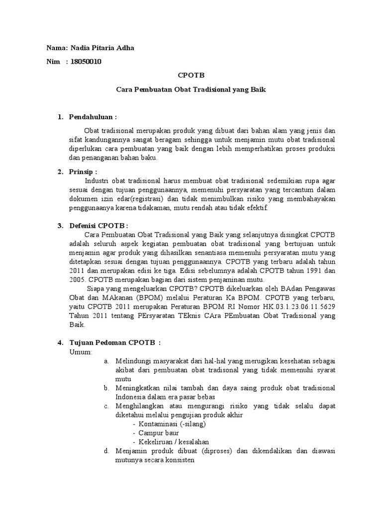 CPOTB | PDF