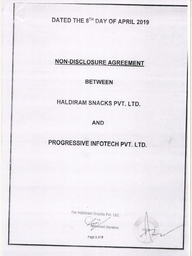 NDA + CSP + MSP Agreement | PDF