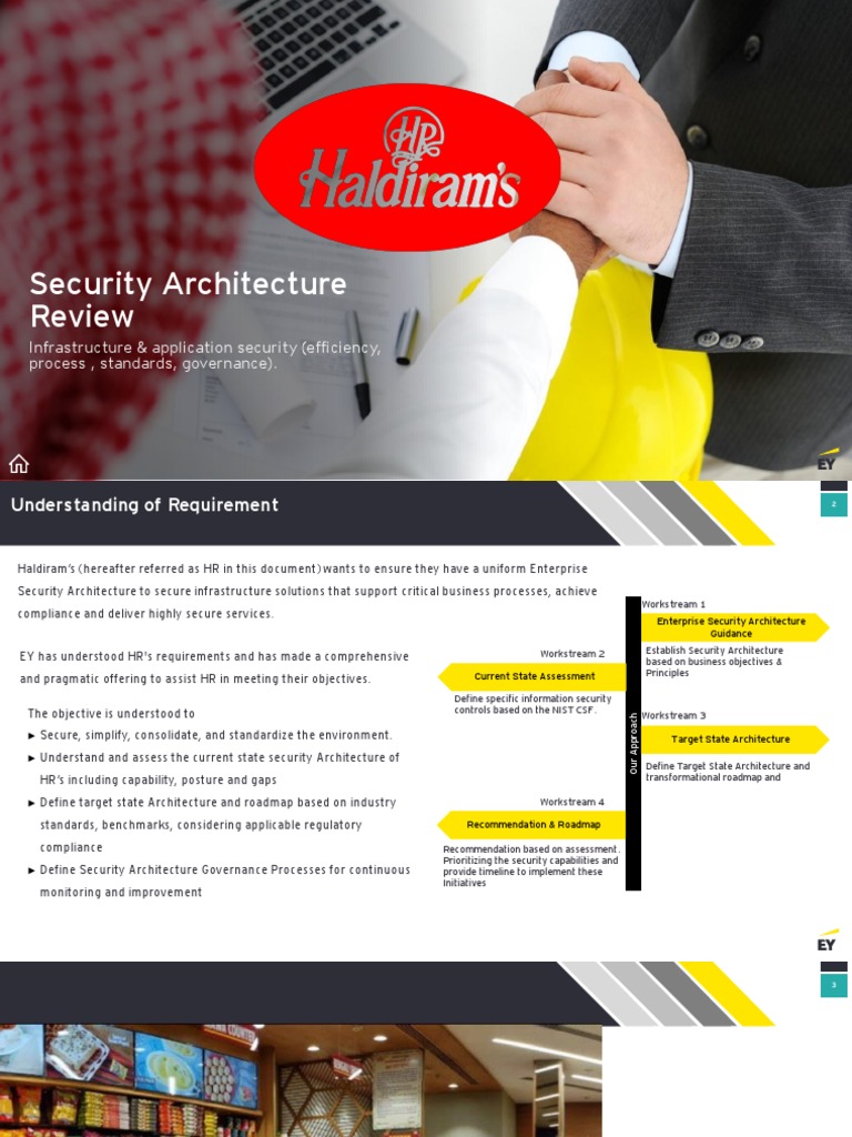 Haldiram - Security Architecture Review v1.2 | PDF | Information Security | Computer Security