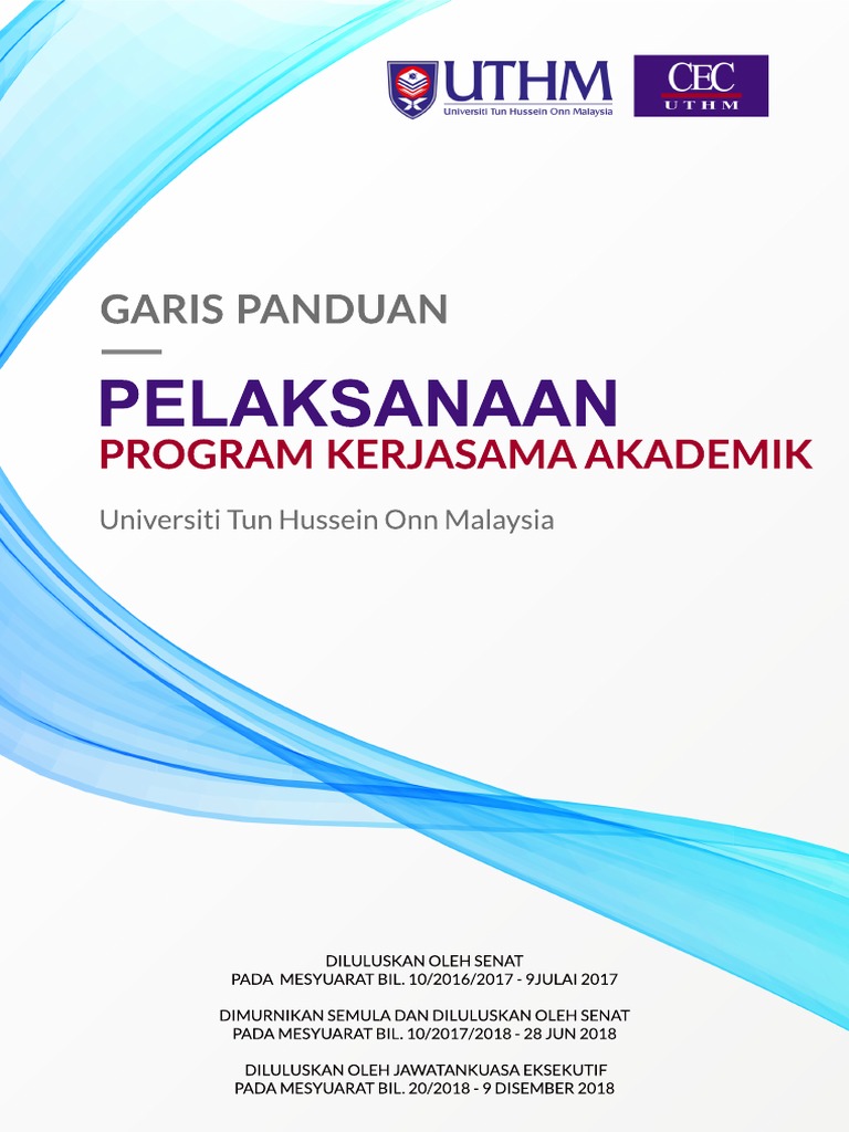 01-GARIS PANDUAN PROGRAM KERJASAMA AKADEMIK (April) | PDF