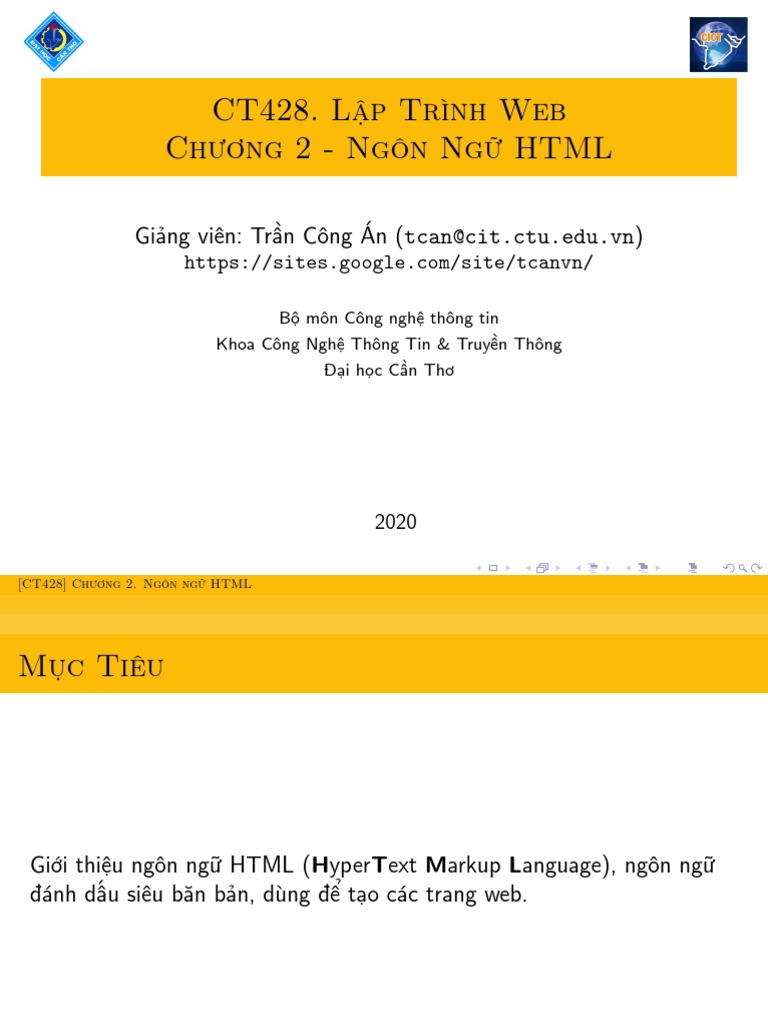 (CT428) Ch2 - Ngon Ngu HTML | PDF