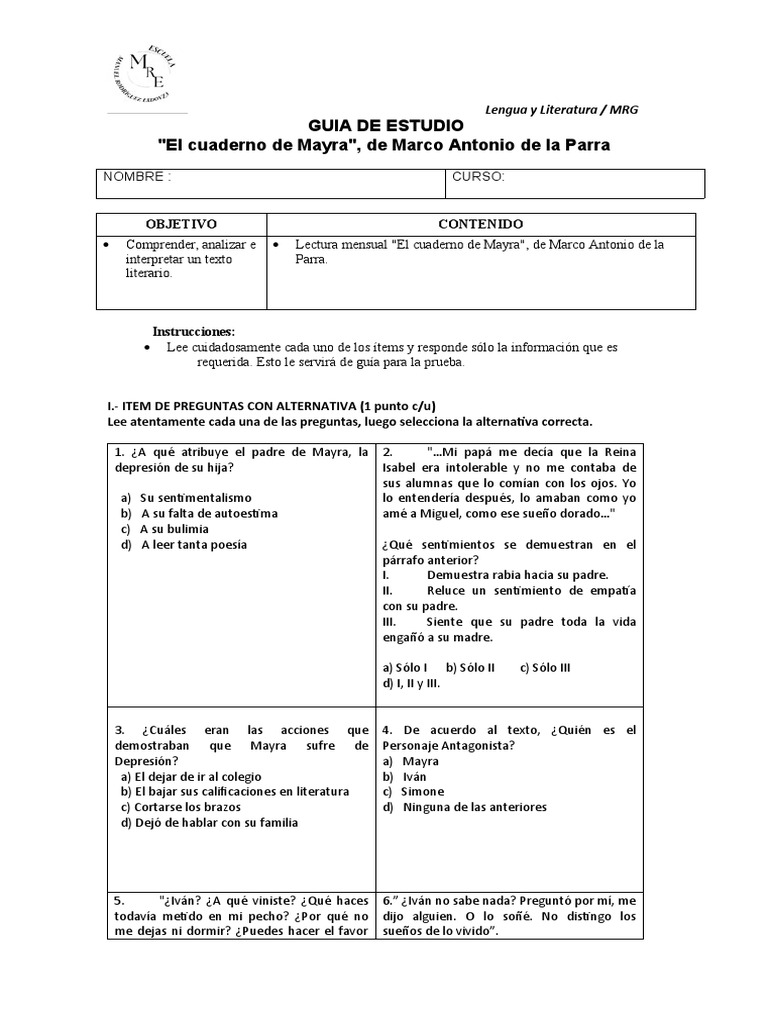 La lucha interna de Mayra | PDF