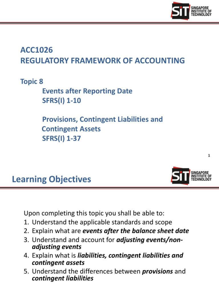 Understanding Key Accounting Concepts Related to Events After the ...
