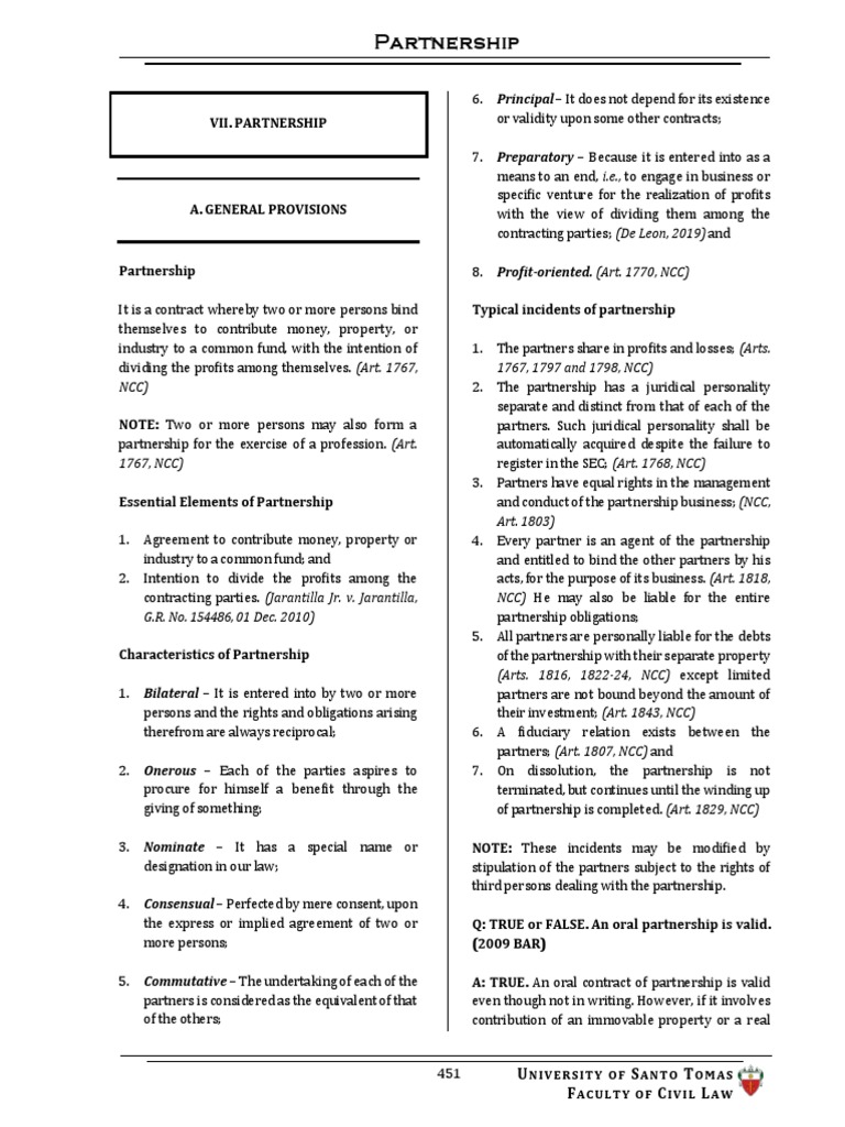 Understanding Partnership Basics | PDF | Partnership | Joint Venture