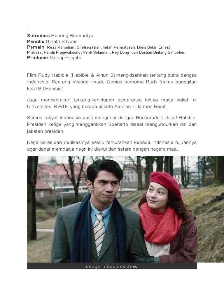 Bahan Resensi Film Rudy Habibi | PDF