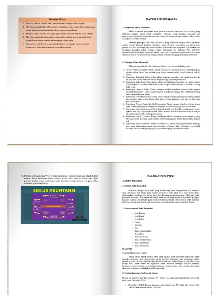 Siklus Akuntansi | PDF