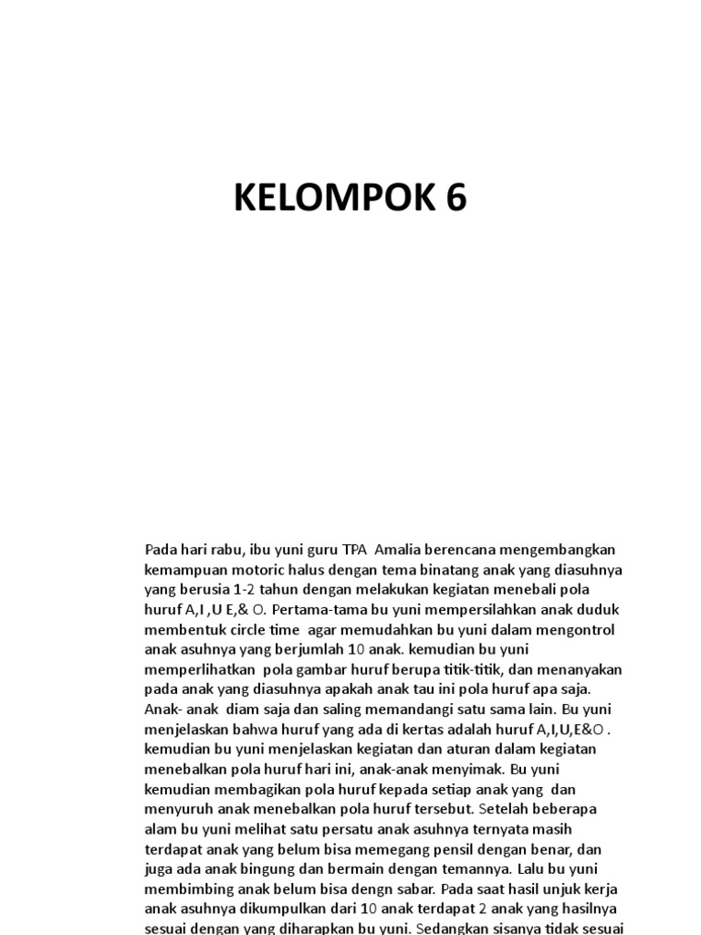 Kelompok 6-Ppt Tap | PDF
