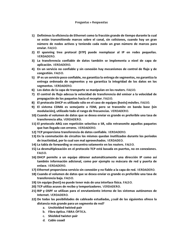 Full Preguntas + Respuestas | PDF