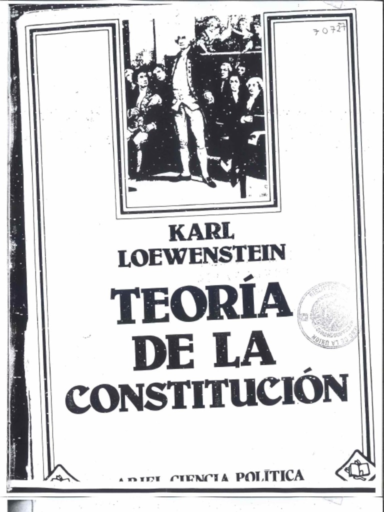 Teoría de la Constitución Karl Loewenstein | PDF