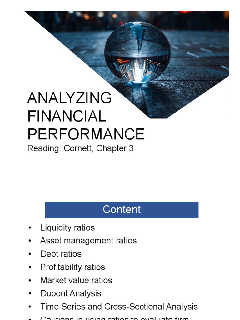 Module 3 - Analyzing Financial Performance | PDF