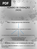 Tabela de Números de Oxidação (NOX) | PDF | Redox | Ligação química