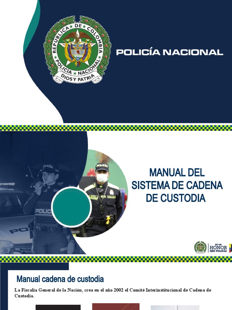 Sistema de Cadena de Custodia - Policia | PDF