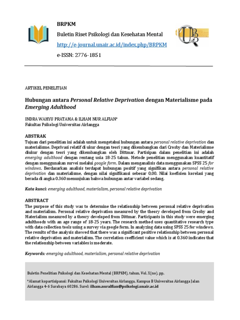 (Draft Final) JURNAL INDRA PRATAMA | PDF