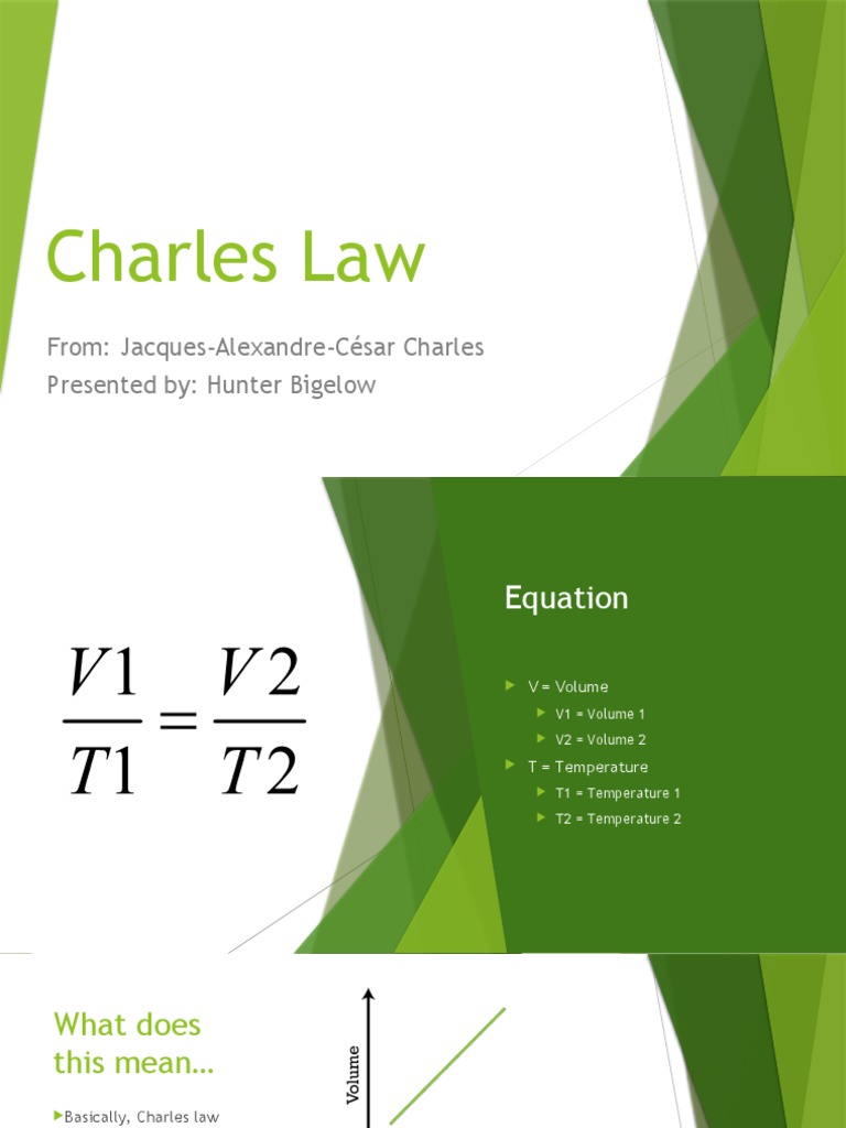 Charles Law | PDF