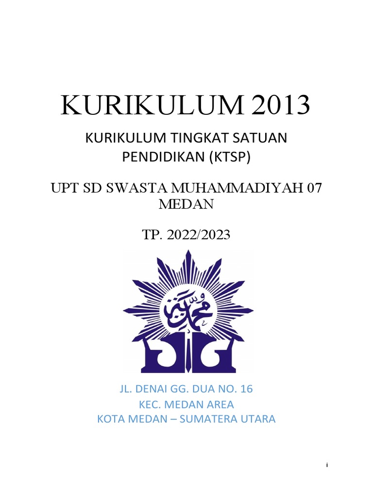 Template Ktsp-k13 | PDF