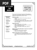 APA 7th Edition PDF | PDF | American Psychological Association | Apa Style