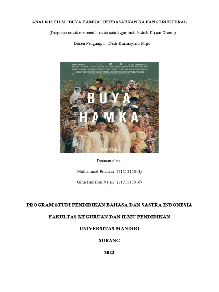 Analisis Film Buya Hamka Kel 3 | PDF