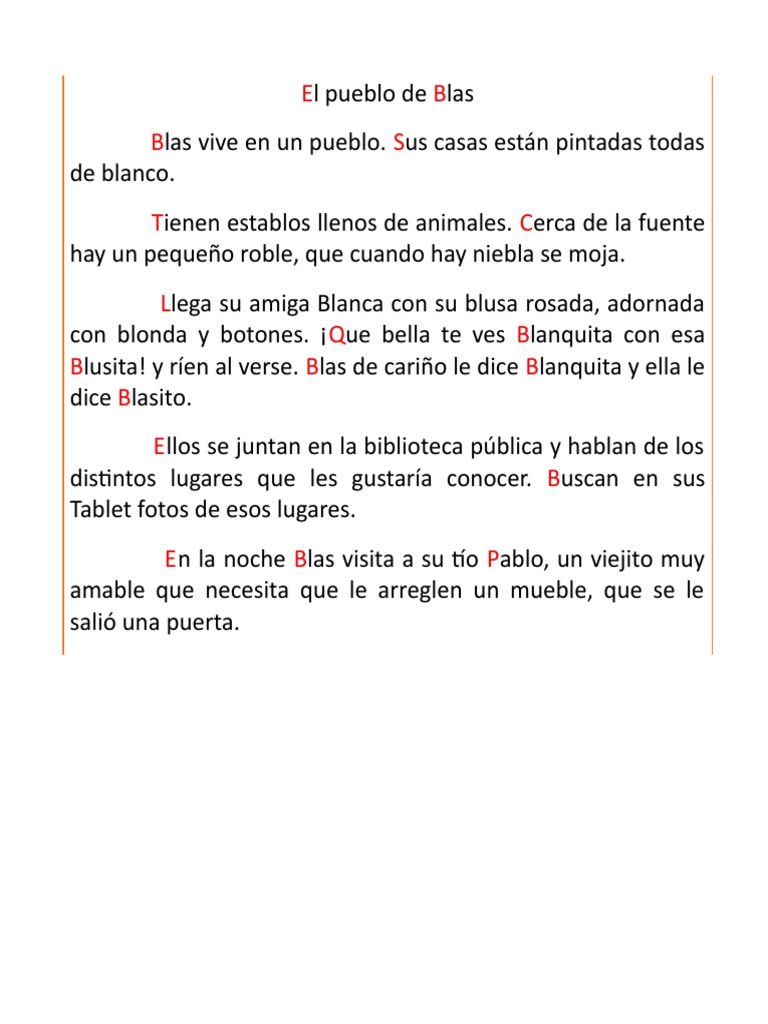 El Pueblo de Blas | PDF