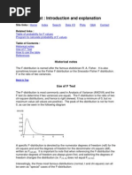 F Distribution Table 0 05 PDF | PDF | Degrees Of Freedom (Statistics ...