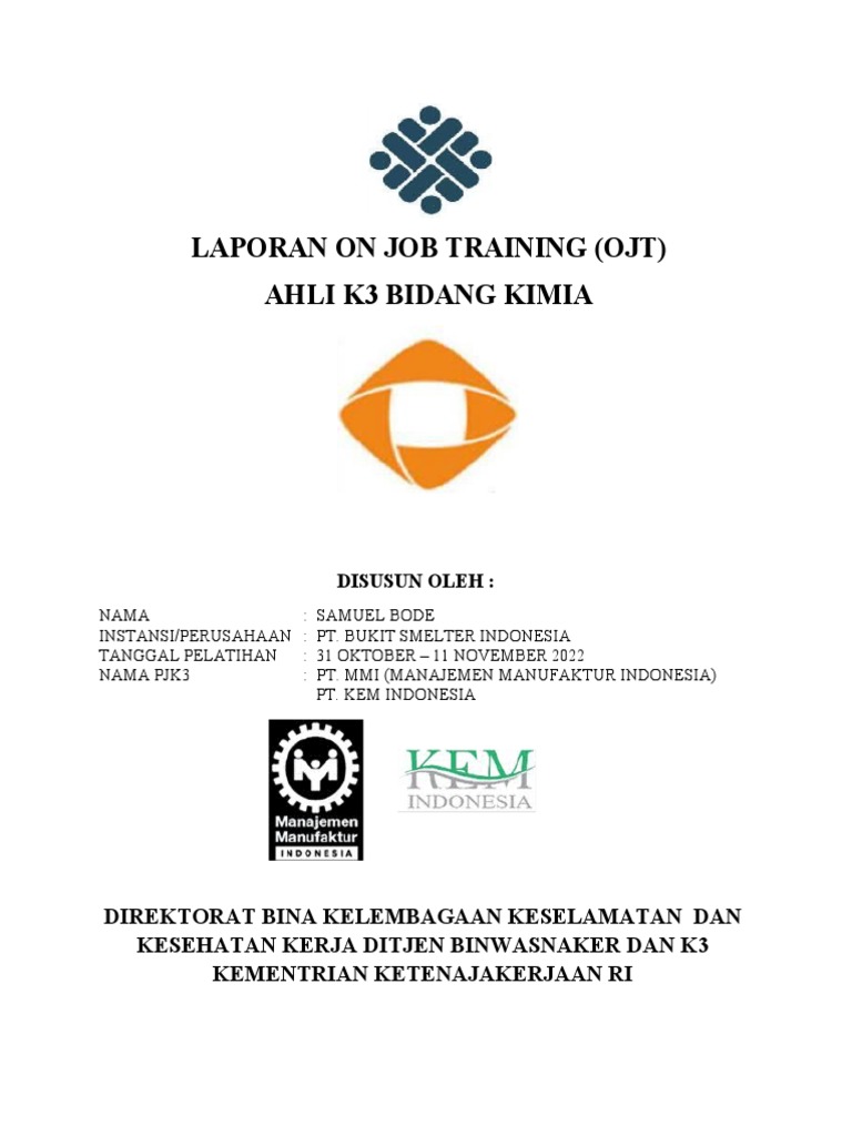 Laporan Ojt | PDF