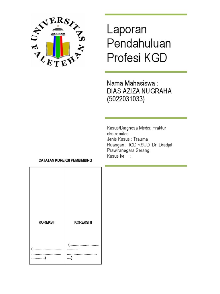 LP Gadar Trauma | PDF