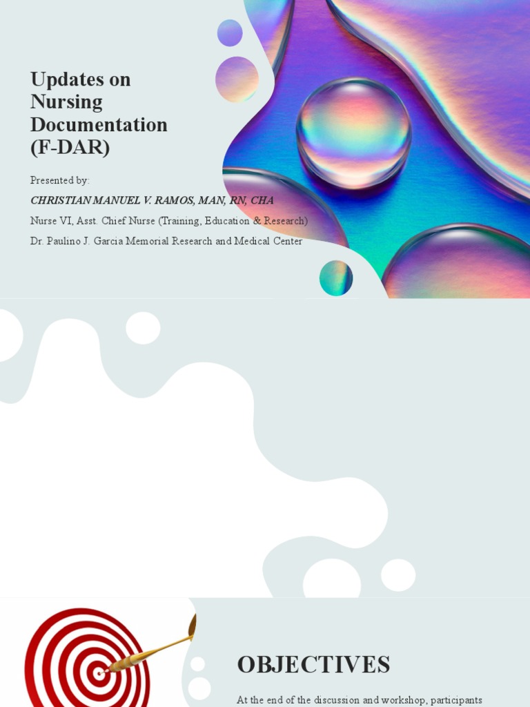 F-DAR Nursing Documentation Overview | PDF | Medical Record | Nursing