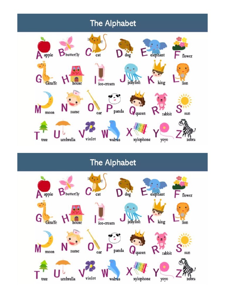 Activity Alphabet | PDF
