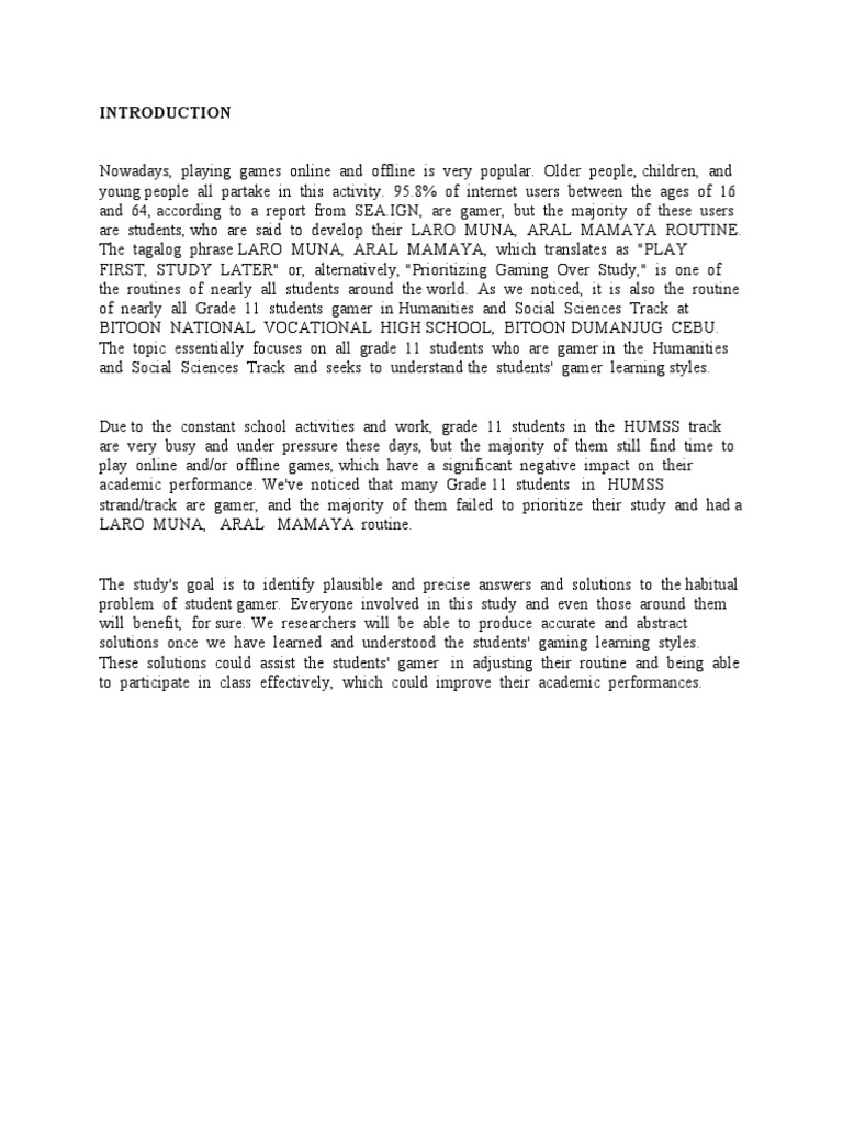 INTRODUCTION Group 6 | PDF